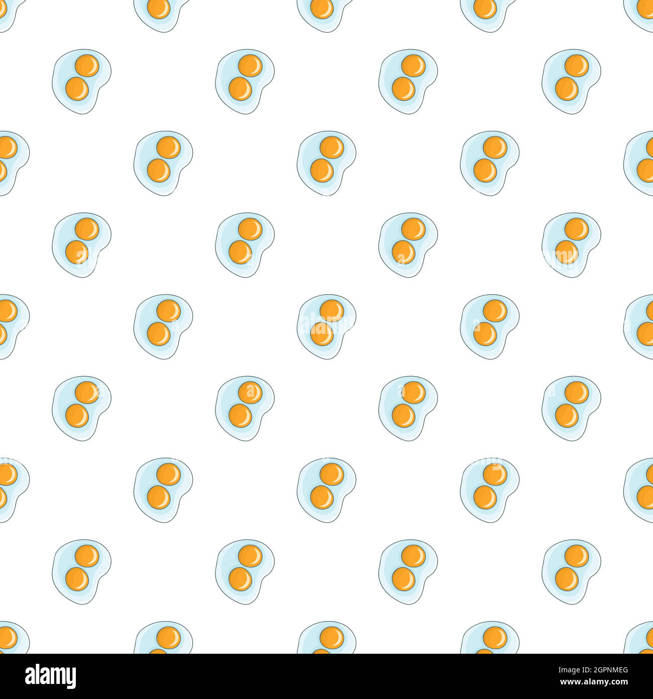 White eggs pattern one Stock Vector Images - Alamy