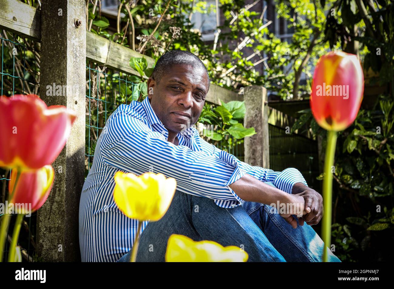AMSTERDAM, NETHERLANDS - APRIL 26: Bryan Roy poses for a portrait ...
