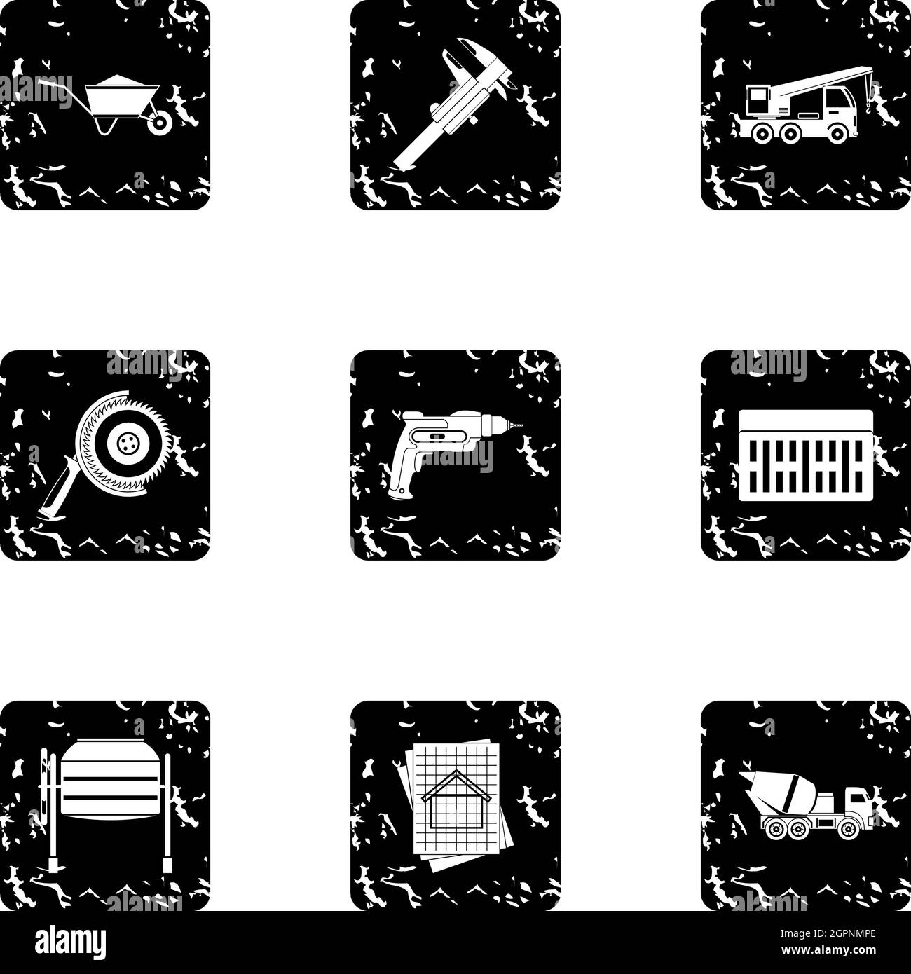 Crane repair Stock Vector Images - Alamy