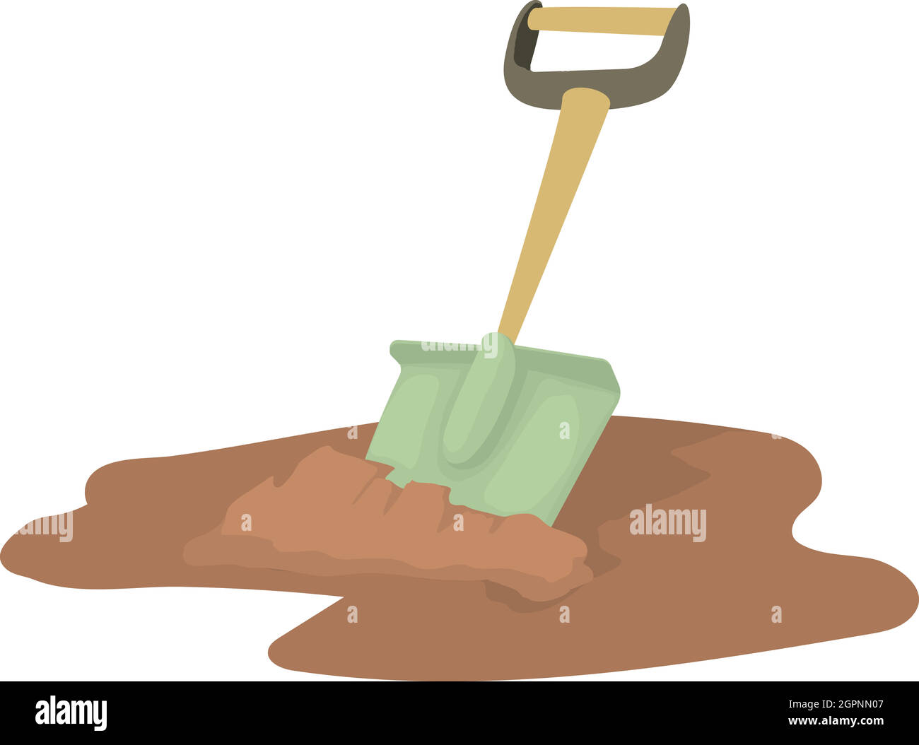 Shovel icon, cartoon style Stock Vector Image & Art - Alamy