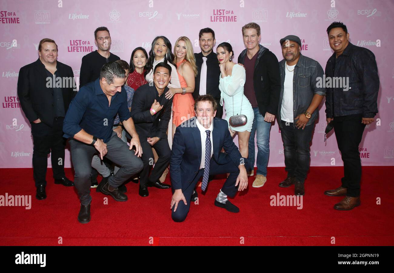 LOS ANGELES, CA -SEPTEMBER 29: Derek Yates, Chad Lindberg, Sylvia Kwan ...