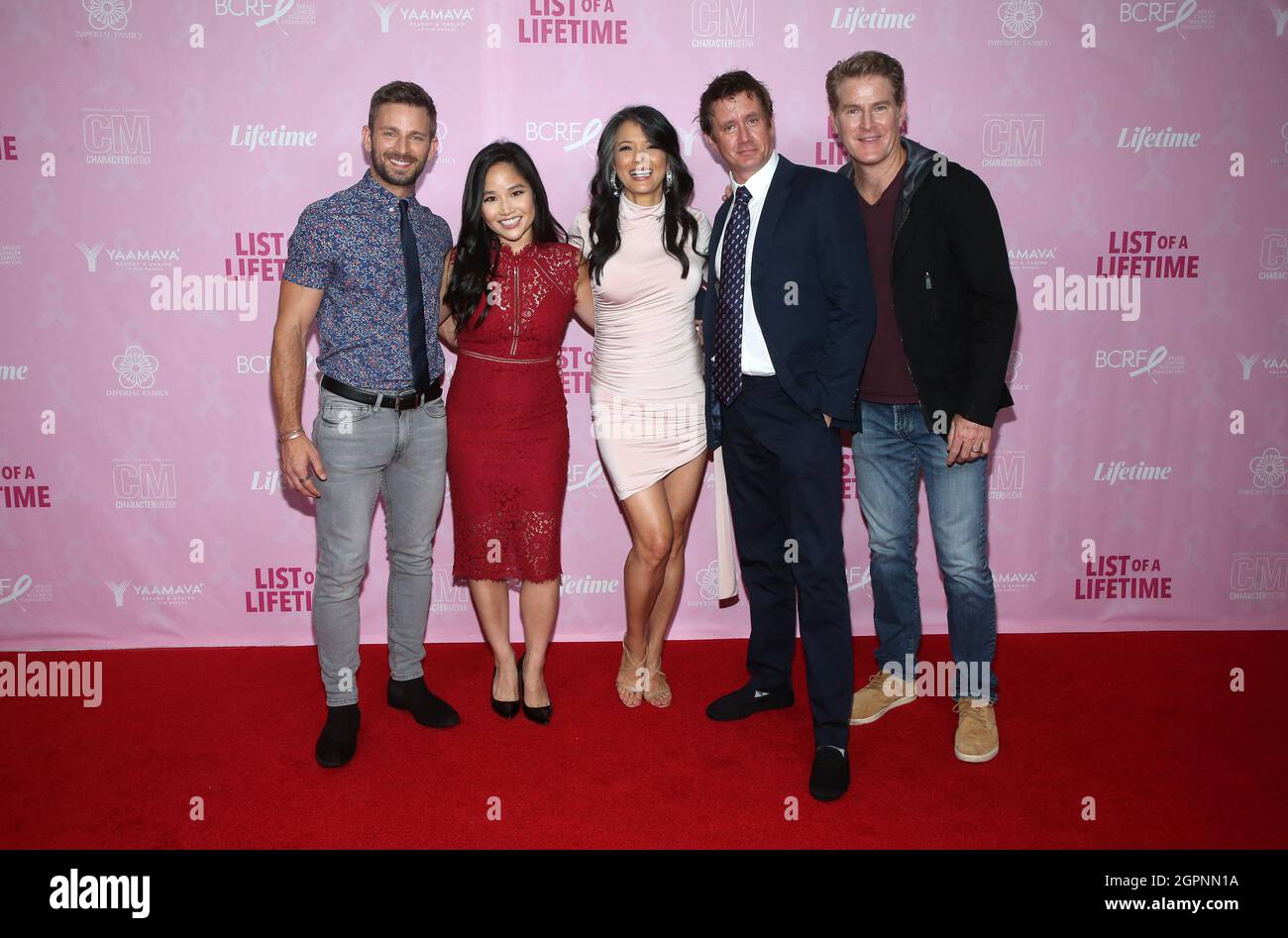 LOS ANGELES, CA -SEPTEMBER 29: Derek Yates, Chad Lindberg, Sylvia Kwan ...