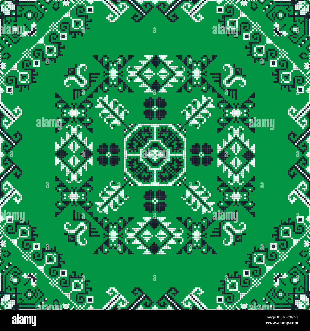 Romanian traditional pattern 201 Stock Vector Image & Art - Alamy