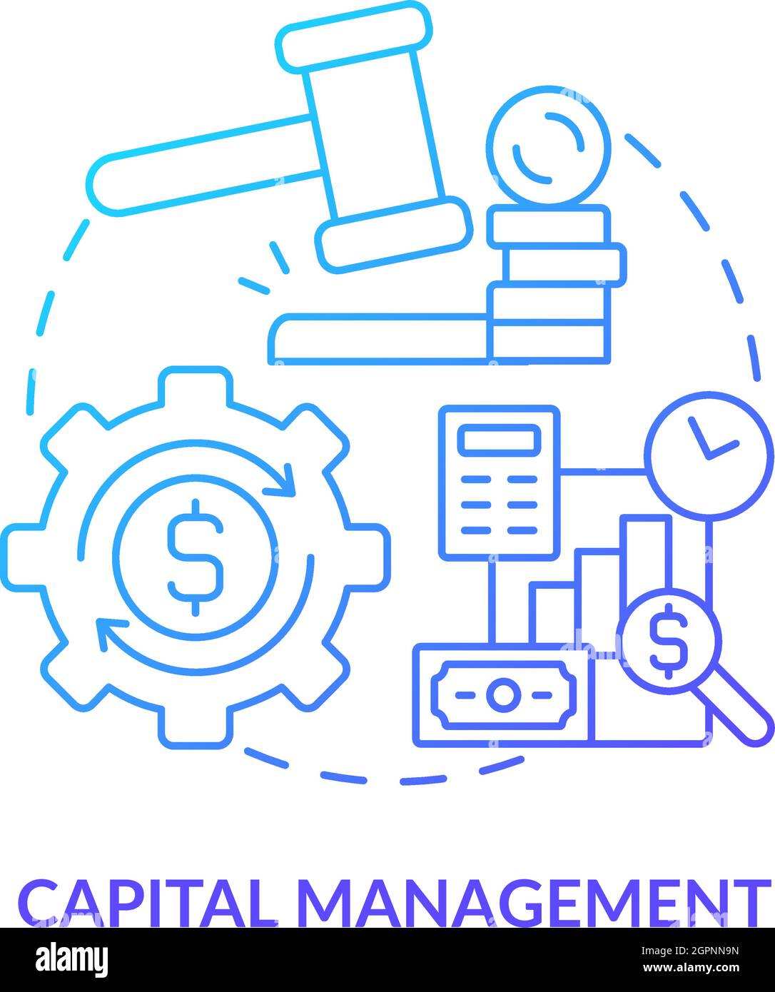 Wealth management concept icon Stock Vector Image & Art - Alamy