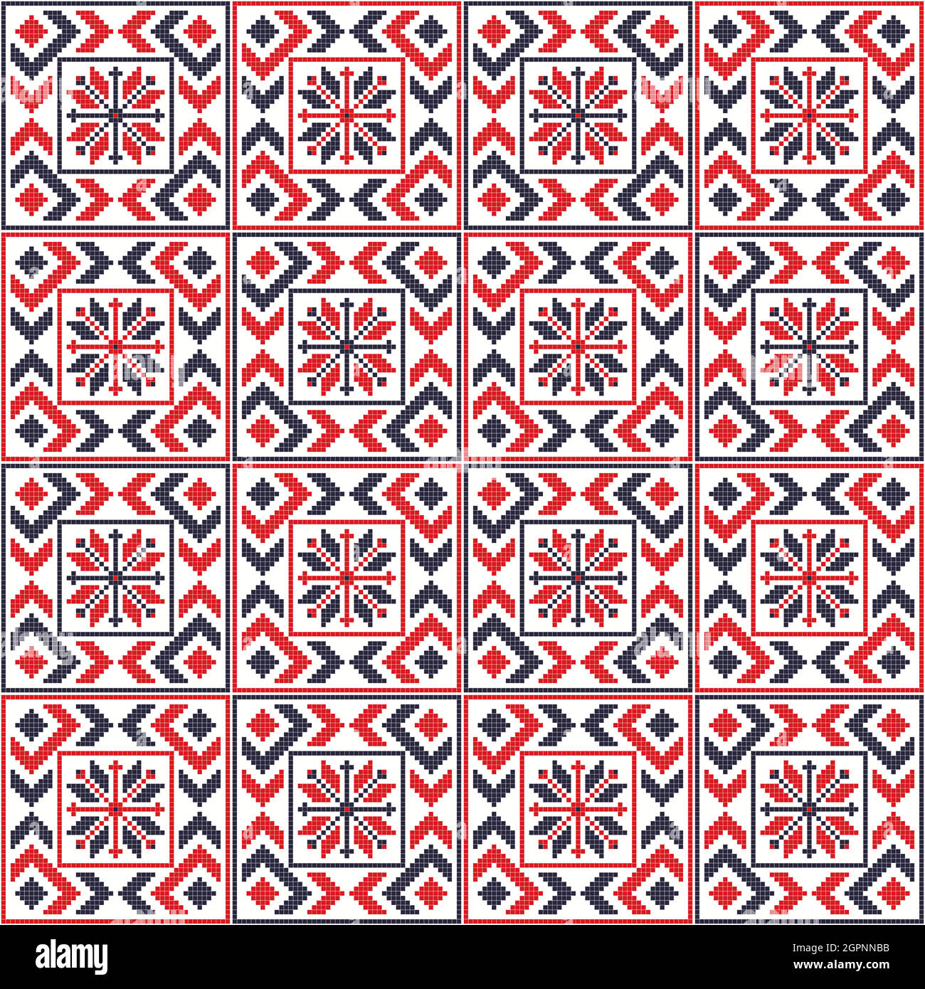 Romanian traditional pattern 107 Stock Vector Image & Art - Alamy