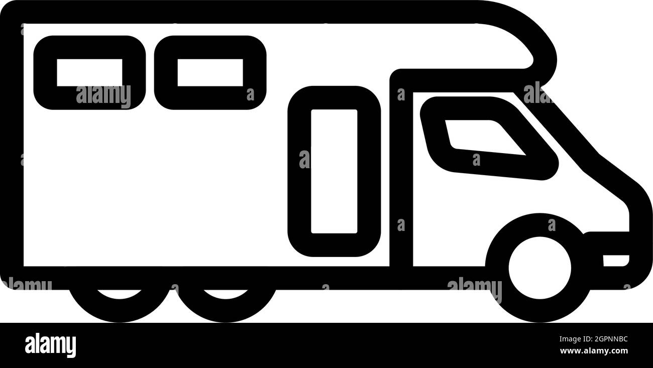 Car caravan road Black and White Stock Photos & Images - Alamy