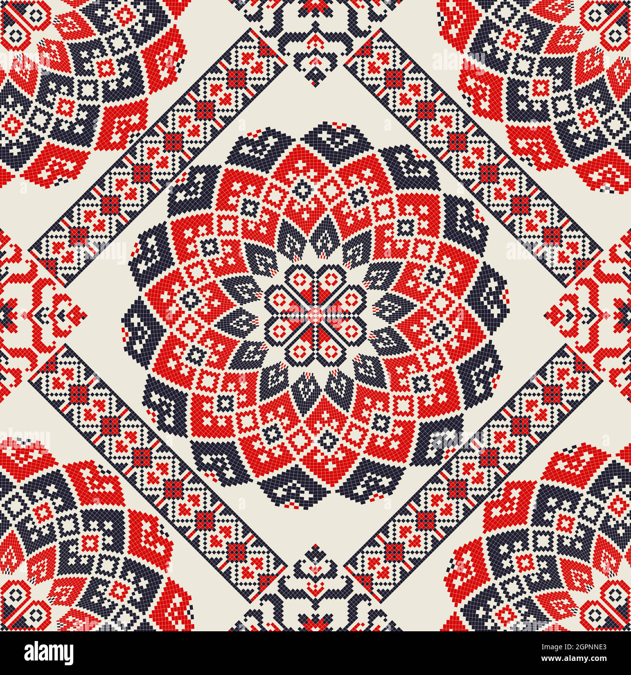 Romanian traditional pattern 148 Stock Vector Image & Art - Alamy