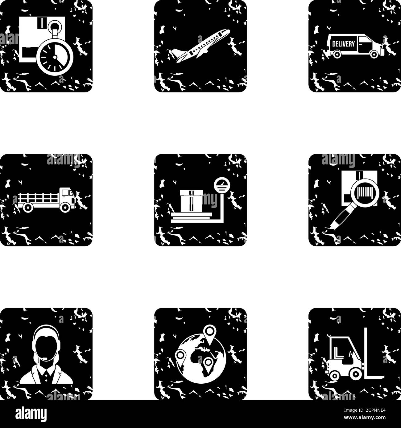 Warehouse courier Black and White Stock Photos & Images - Alamy