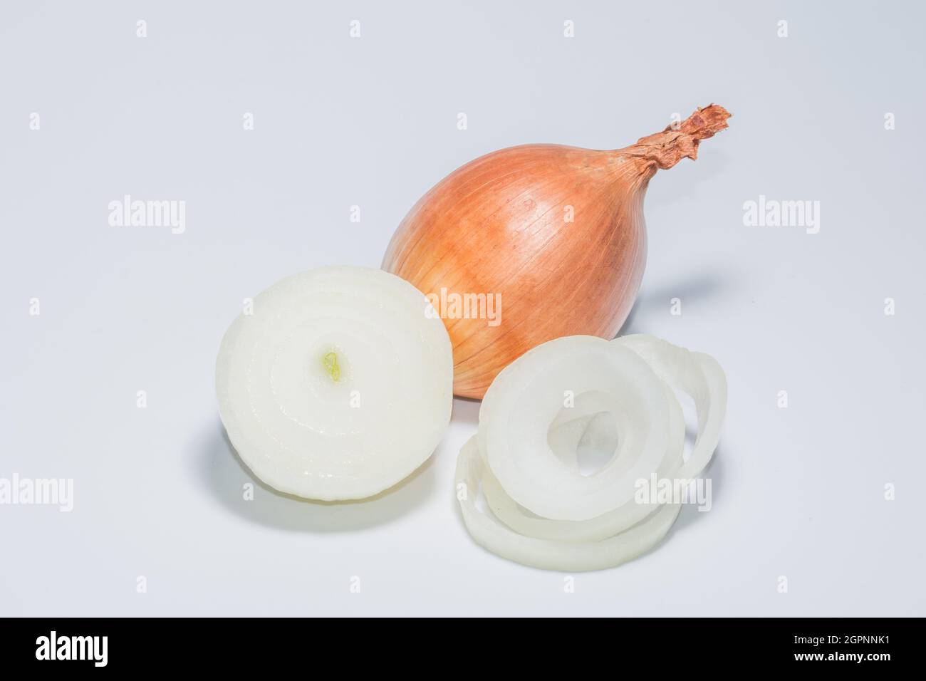 Onion White Background Stock Photo - Alamy