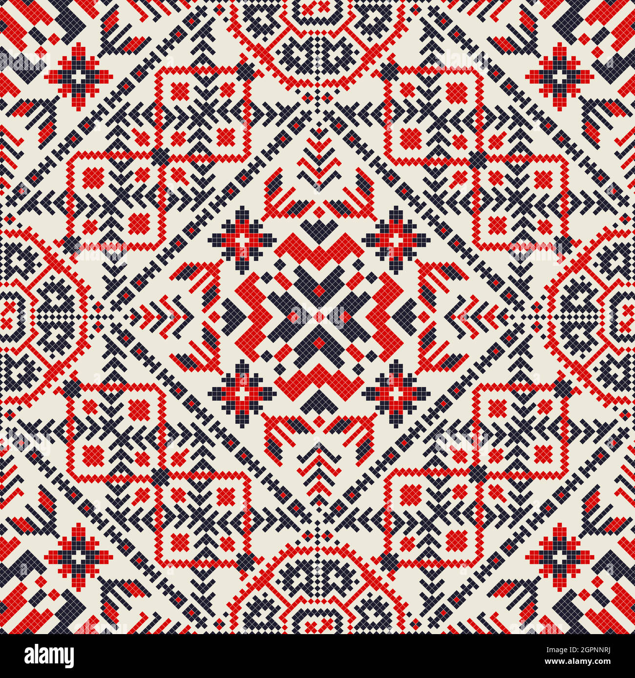 Romanian traditional pattern 161 Stock Vector Image & Art - Alamy