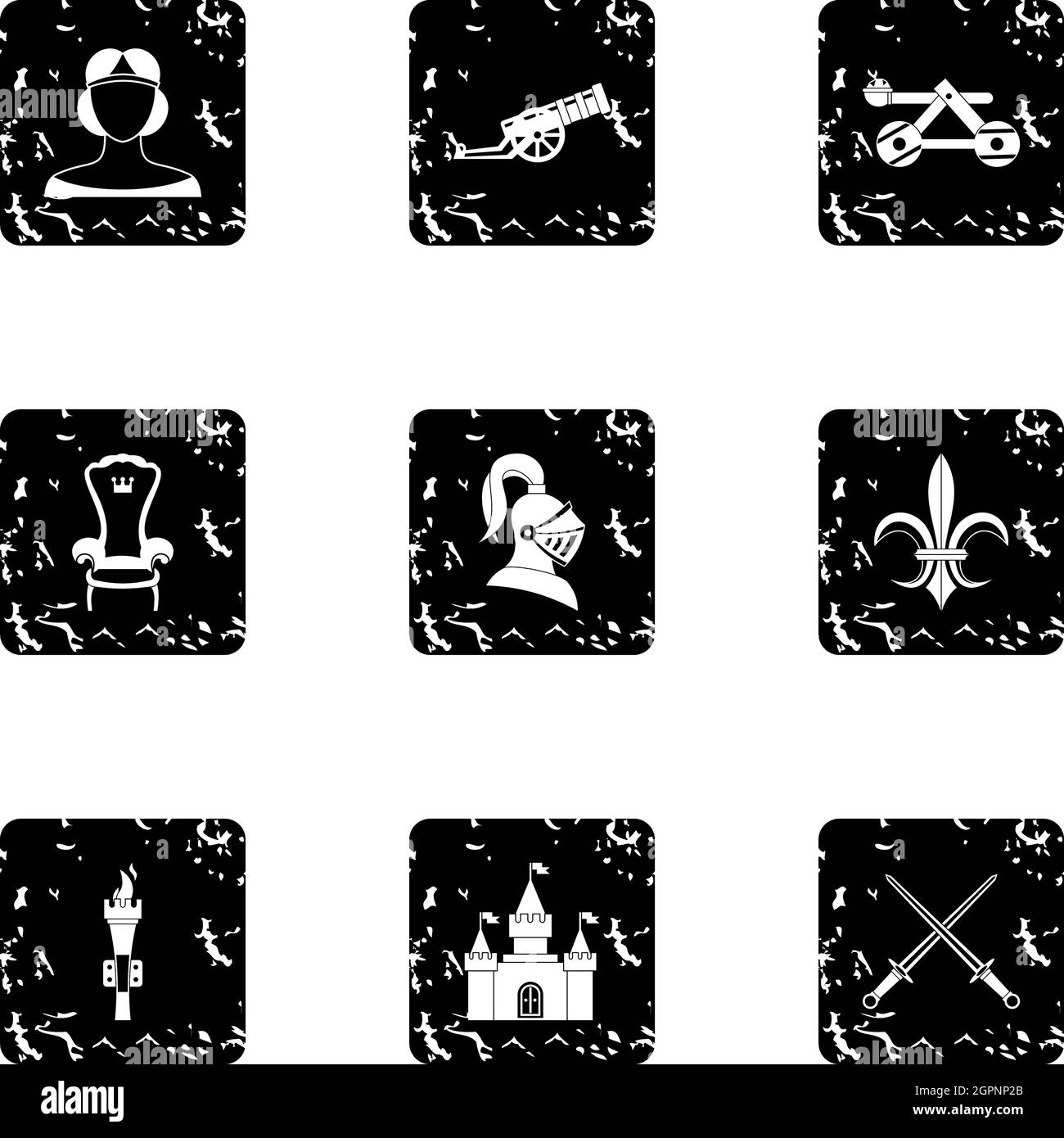 Armor set Black and White Stock Photos & Images - Alamy