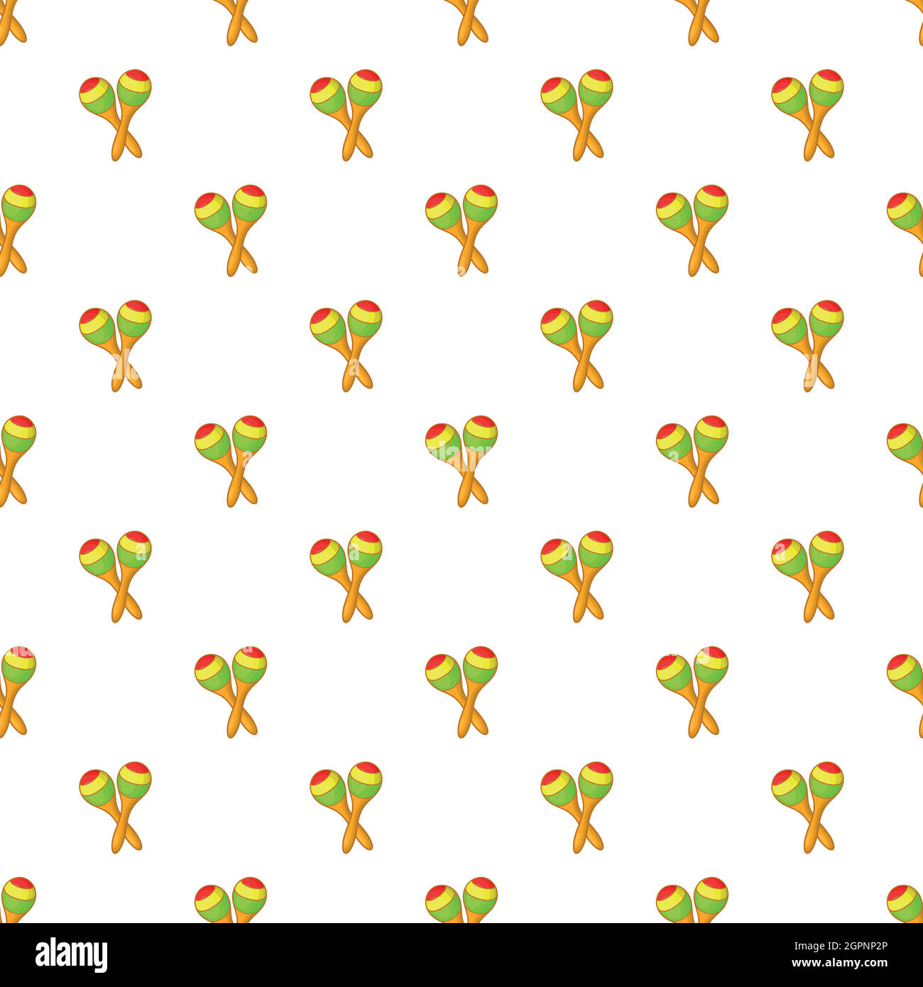 Maracas pattern, cartoon style Stock Vector Image & Art - Alamy