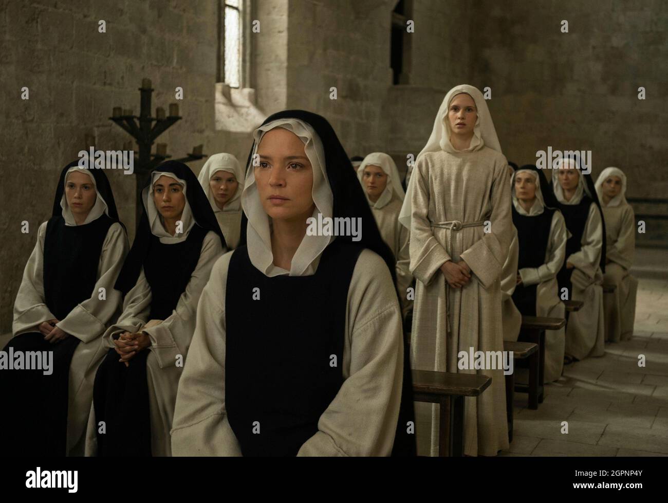 VIRGINIE EFIRA in BENEDETTA (2021), directed by PAUL VERHOEVEN. Credit ...