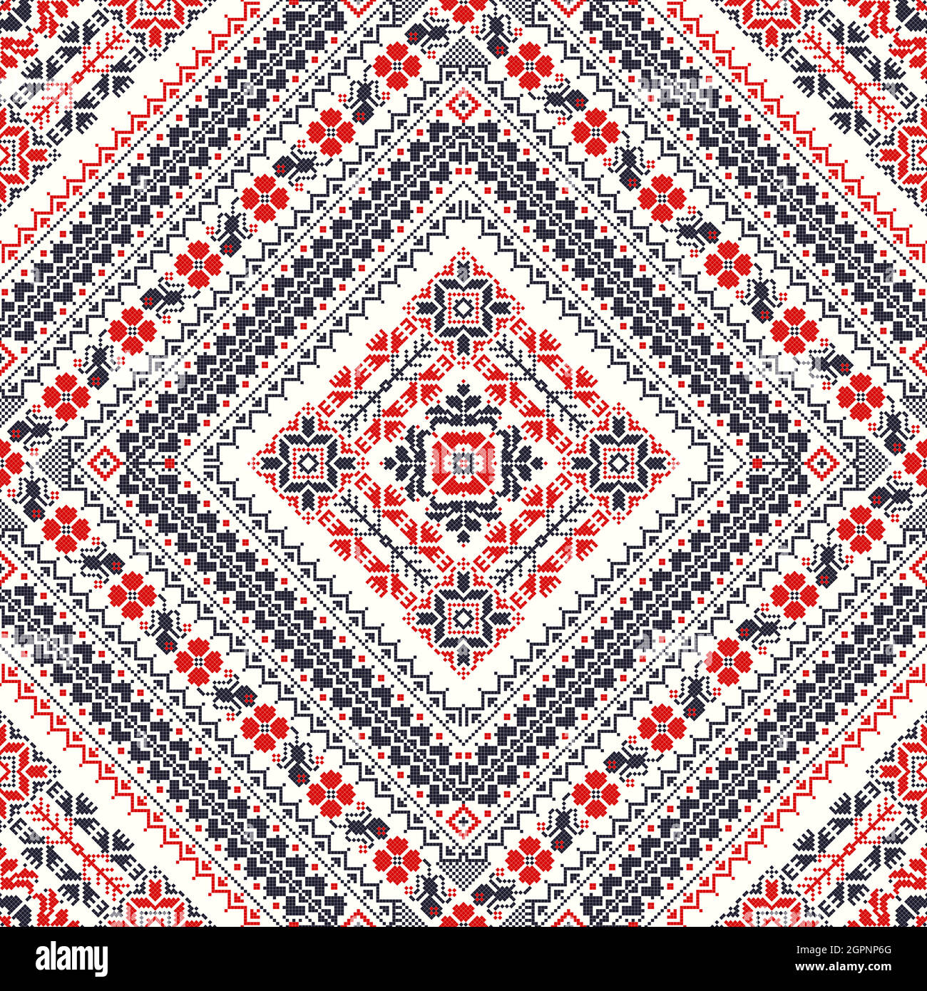 Romanian traditional pattern 77 Stock Vector Image & Art - Alamy