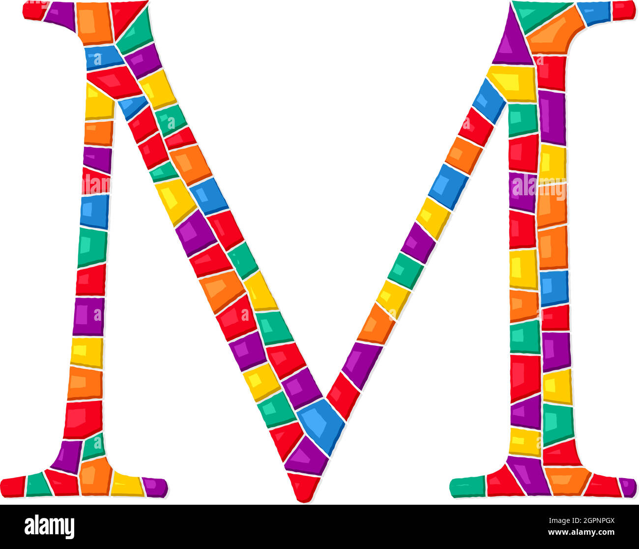 Block letter m Cut Out Stock Images & Pictures - Alamy