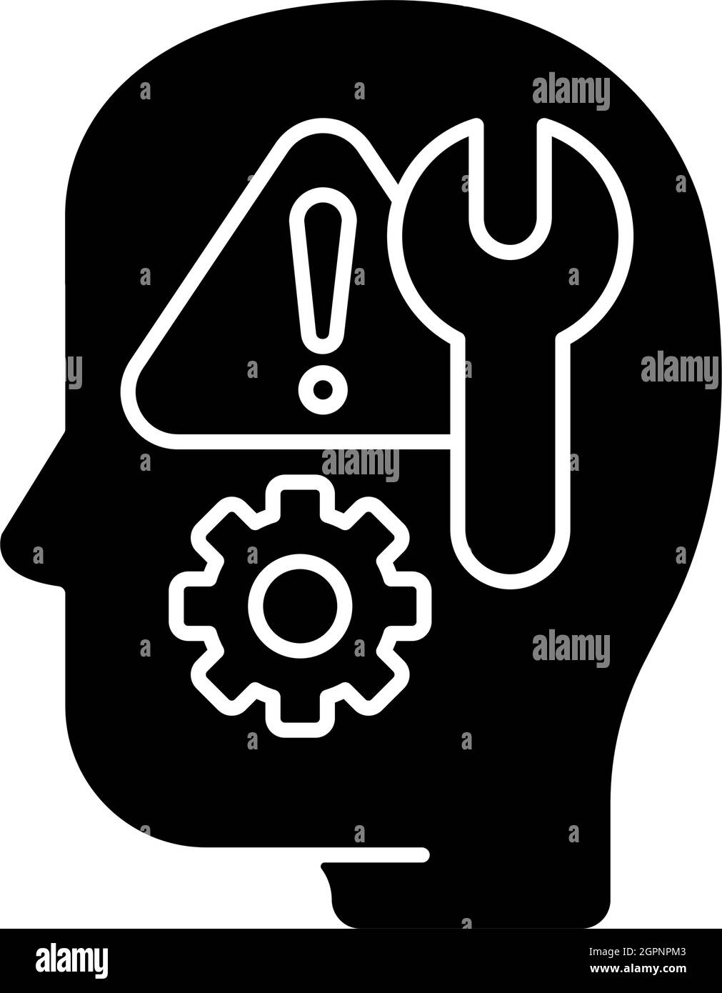 Self correction black glyph icon Stock Vector Image & Art - Alamy