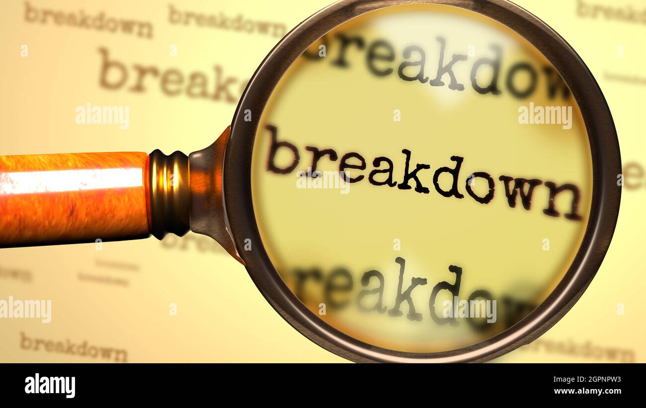Breakdown symbol hi-res stock photography and images - Alamy