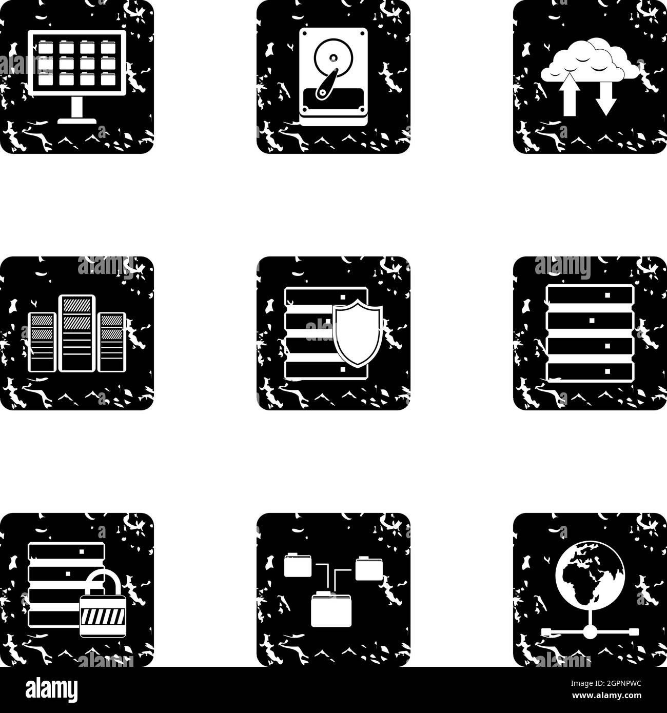 Mobile information collection unit Stock Vector Images - Alamy