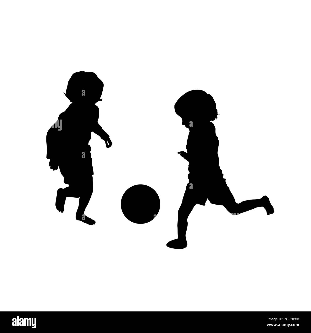 Happy kids playing soccer Stock Vector Image & Art - Alamy