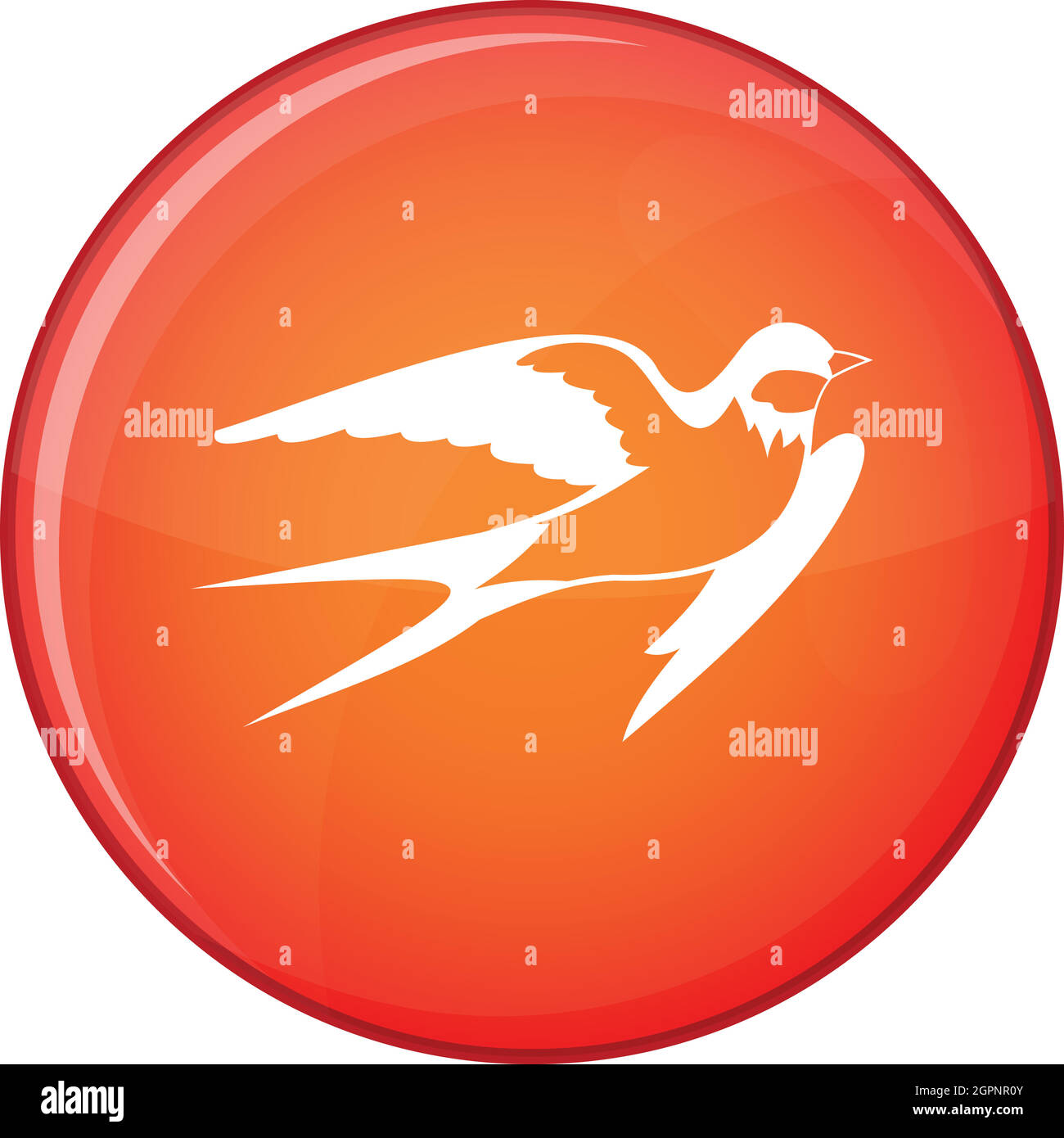 Barn swallow icon, flat style Stock Vector Image & Art - Alamy