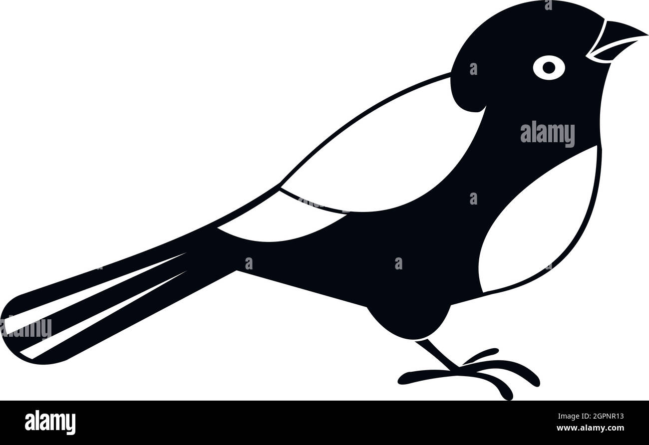 Bird icon, simple style Stock Vector Image & Art - Alamy