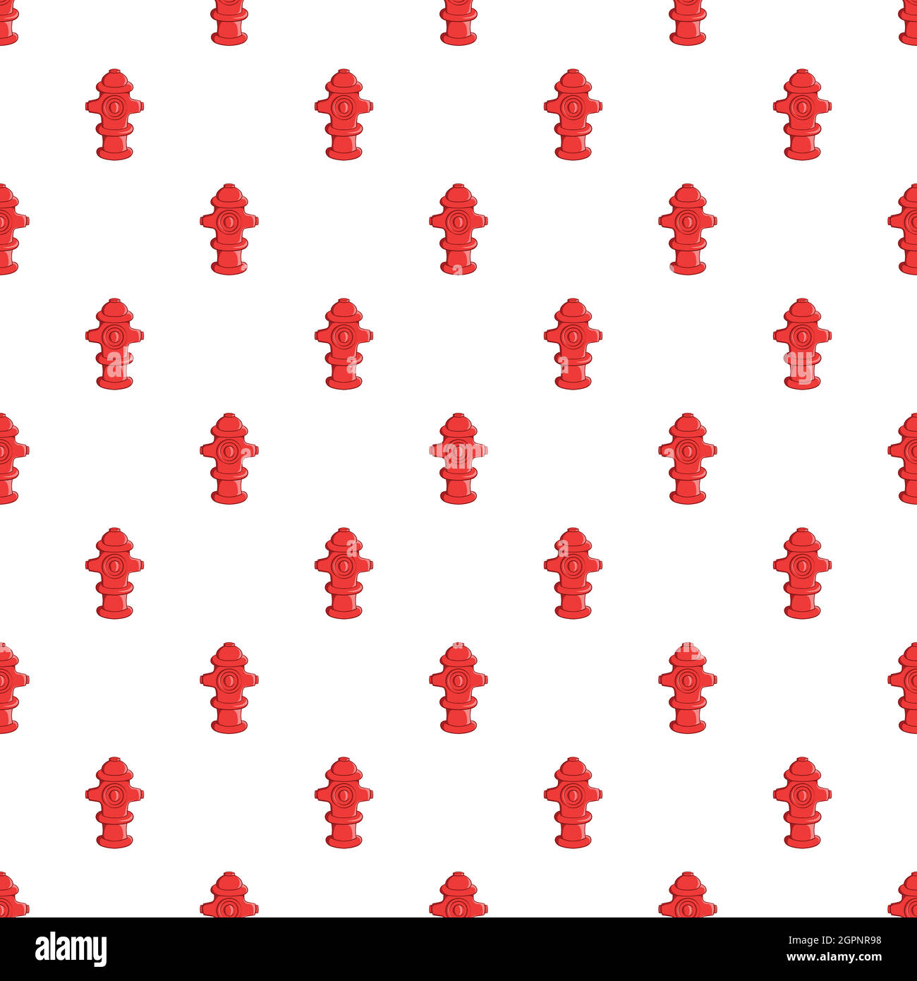 Fire hydrant pattern, cartoon style Stock Vector Image & Art - Alamy