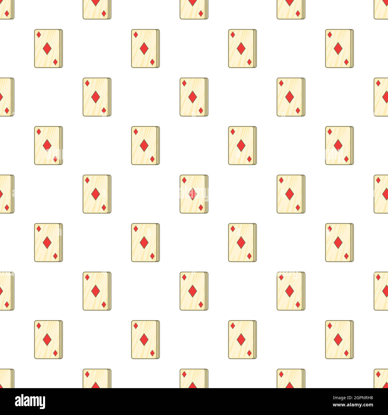 Playing card pattern Stock Vector Images - Alamy
