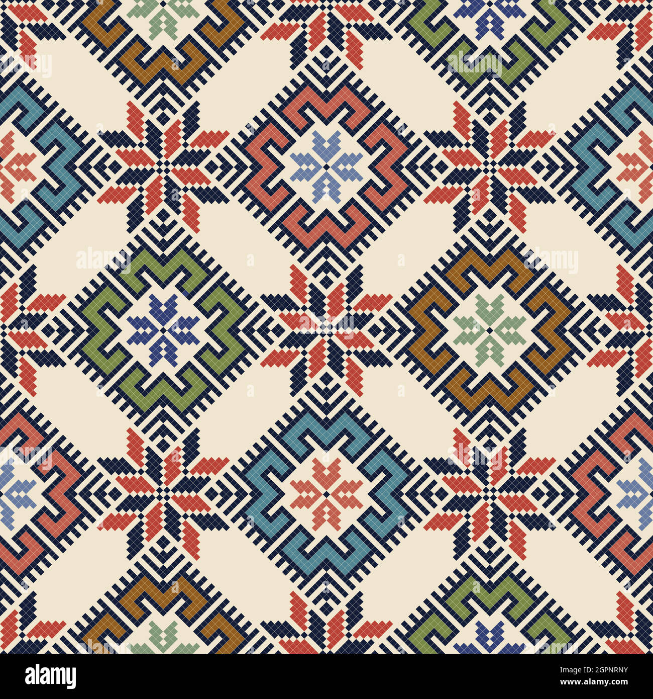 Palestinian embroidery pattern Stock Vector Image & Art - Alamy