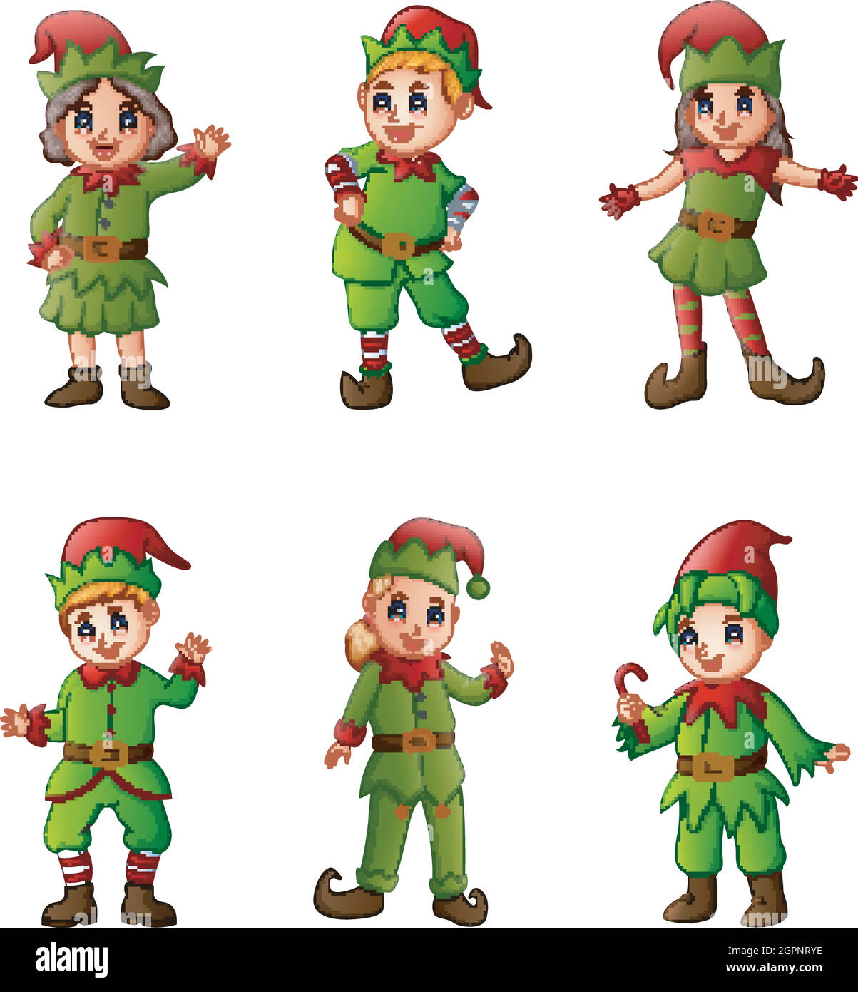 Elves candy Stock Vector Images - Alamy