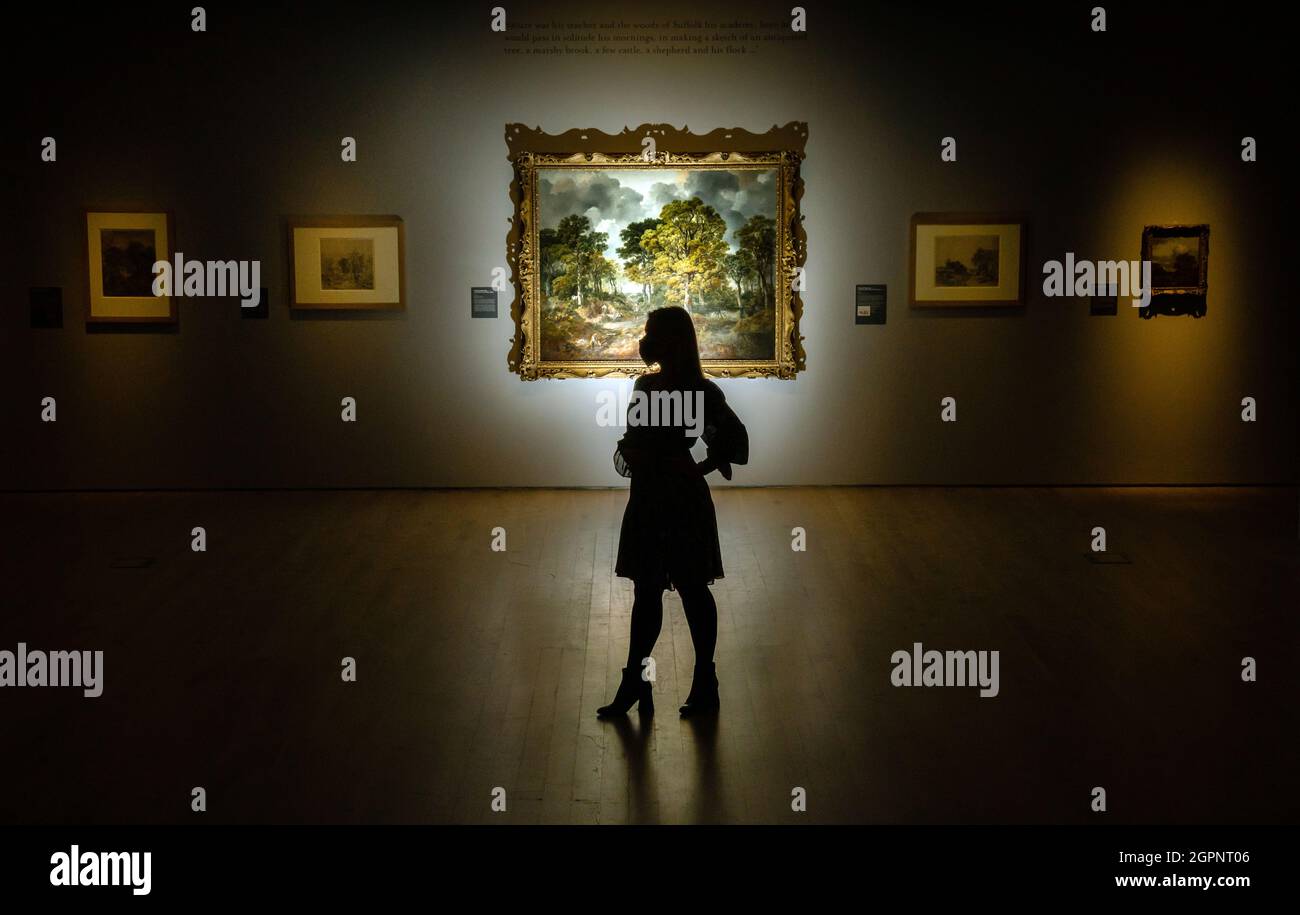 Millie Carroll with of Thomas Gainsborough's recently conserved ...