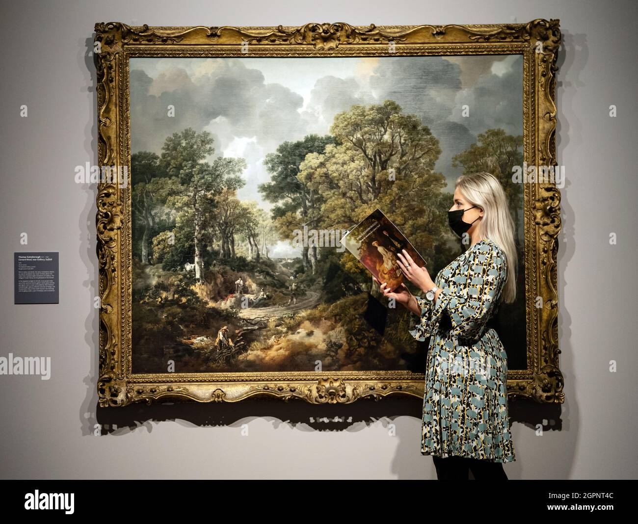 Millie Carroll with Thomas Gainsborough's recently conserved ...