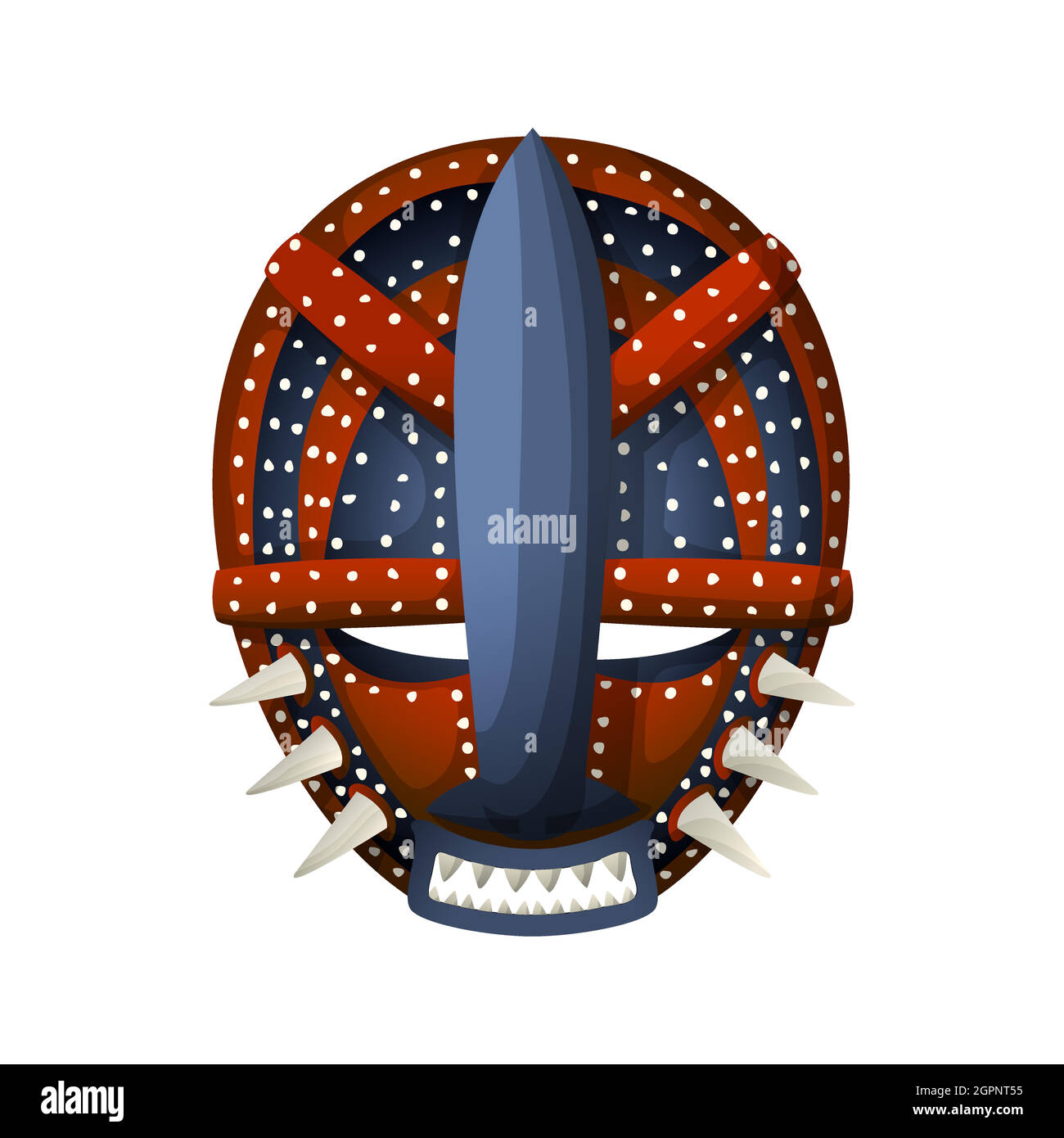 African warrior mask hi-res stock photography and images - Alamy