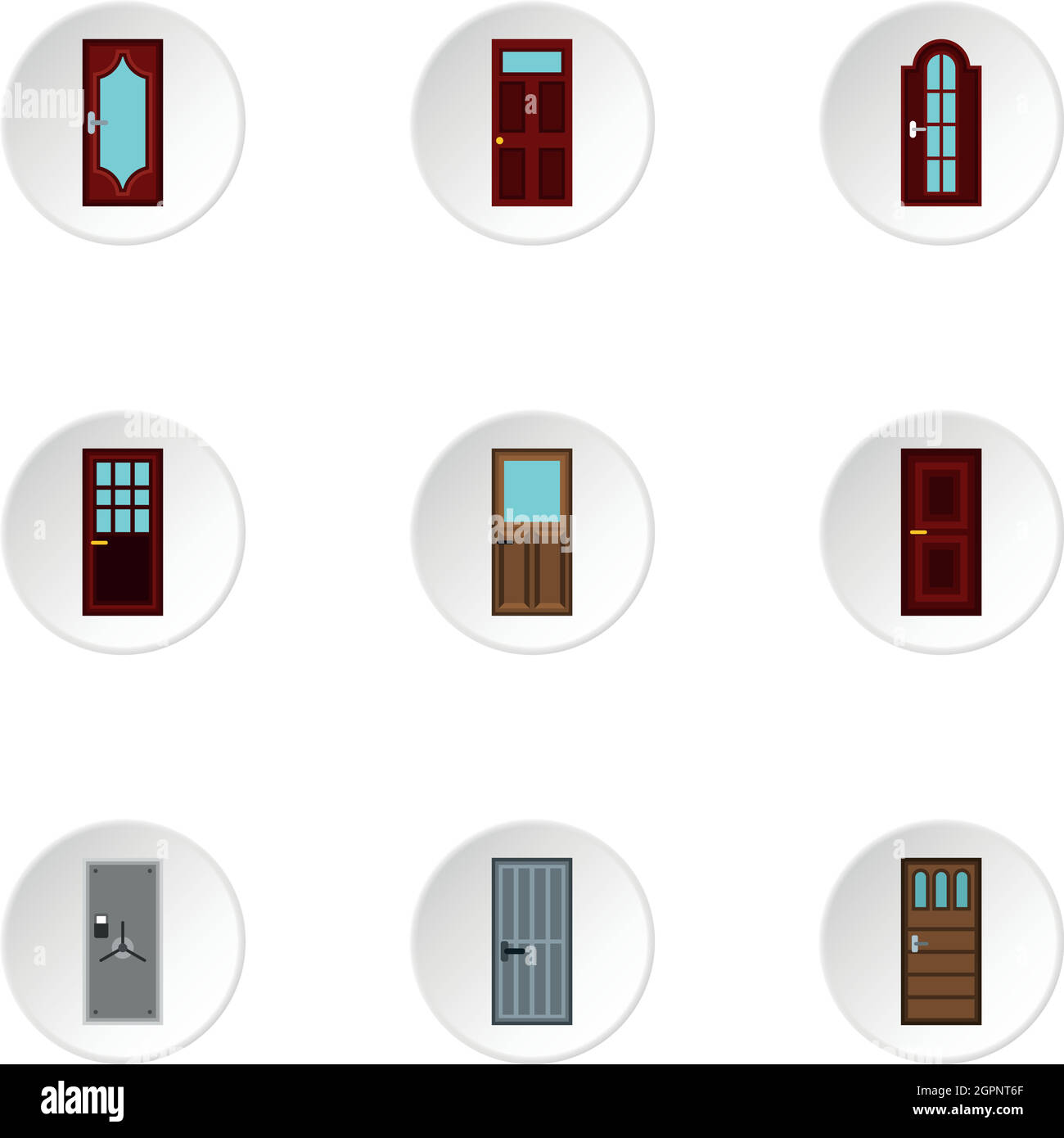 Types of doors icons set, flat style Stock Vector Image & Art - Alamy Types of doors icons set, flat style Stock Vector Image & Art - Alamy