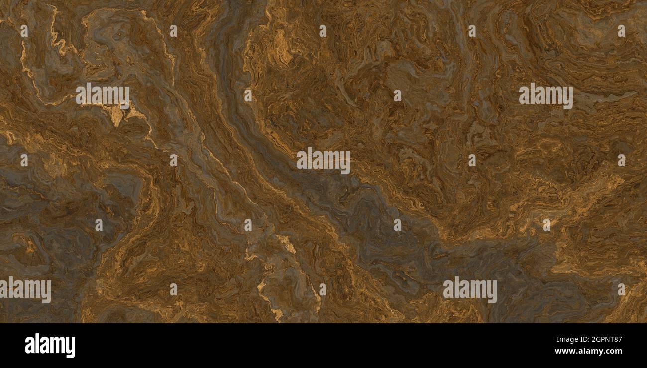 Golden marble pattern. Abstract texture and background. 2D illustration ...