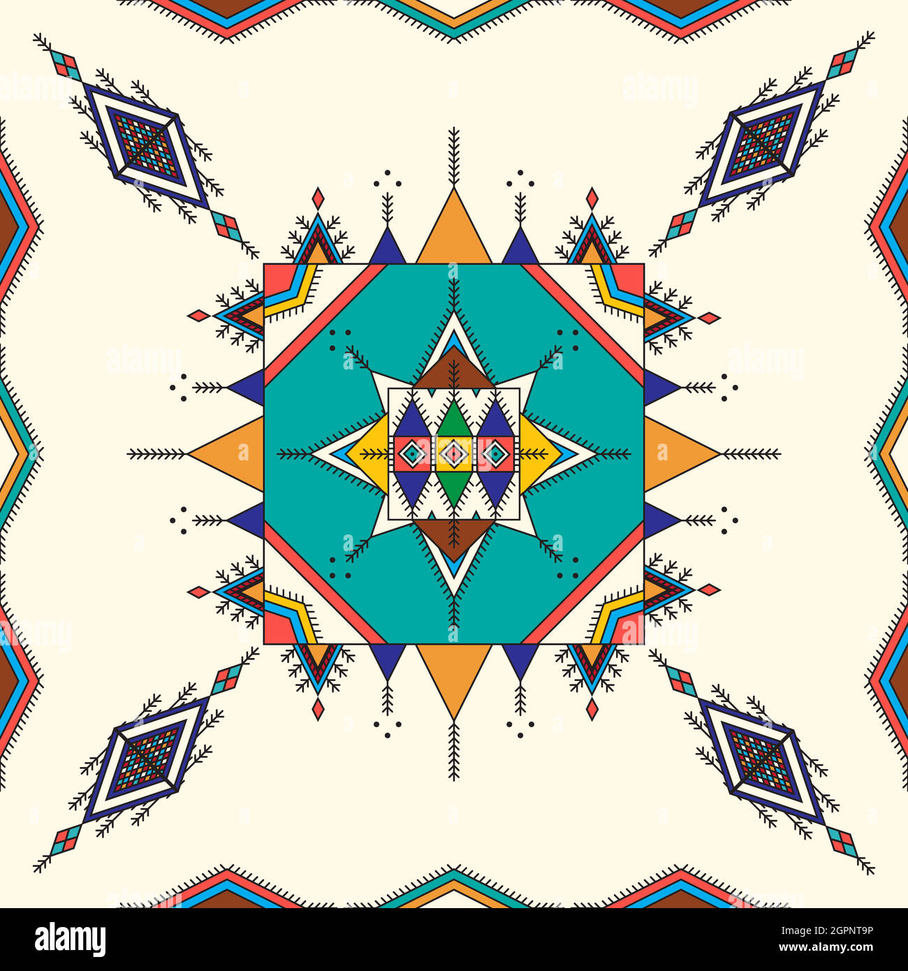 Al-Qatt Al-Asiri pattern 24 Stock Vector Image & Art - Alamy