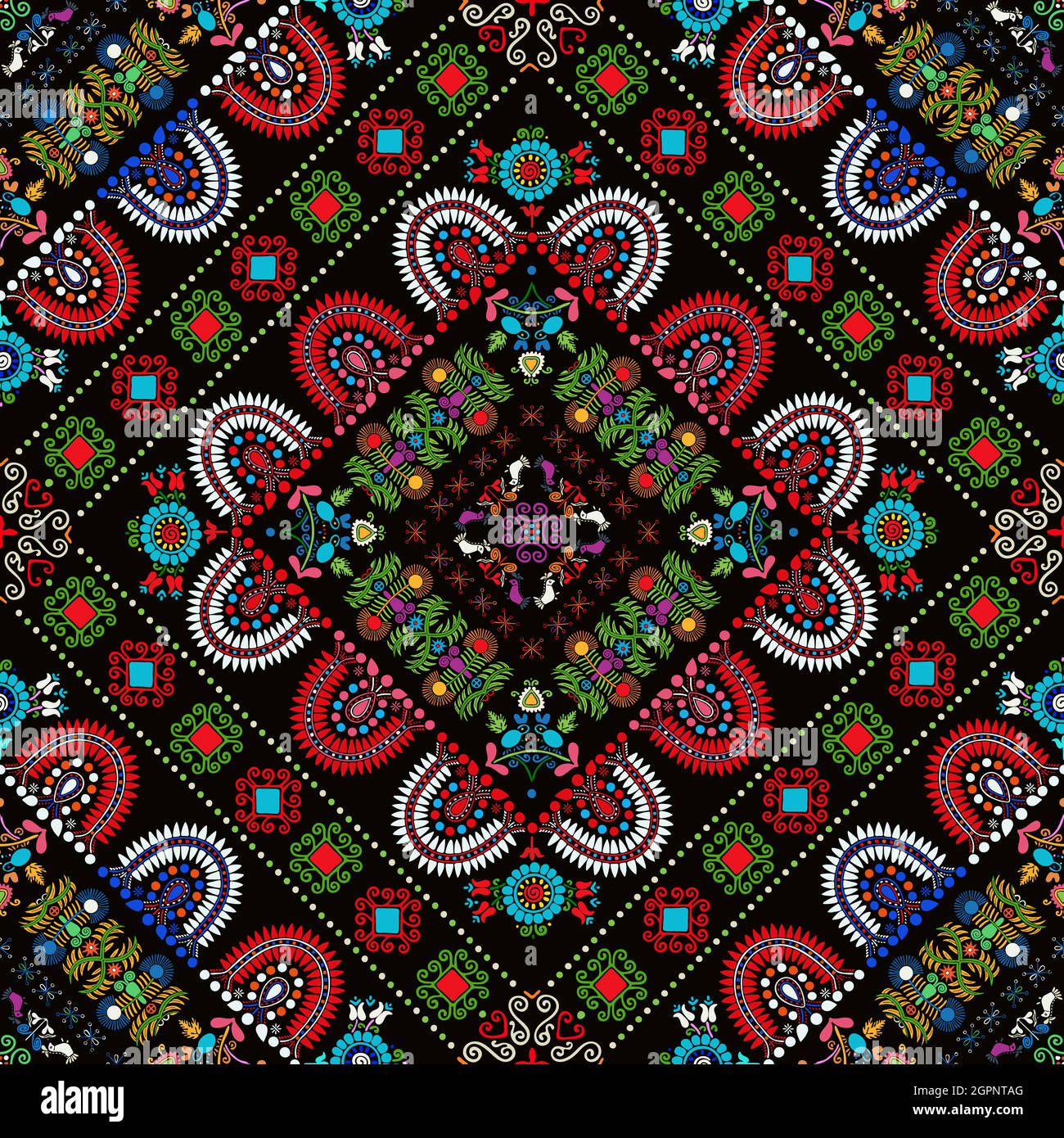 Hungarian embroidery pattern 41 Stock Vector Image & Art - Alamy