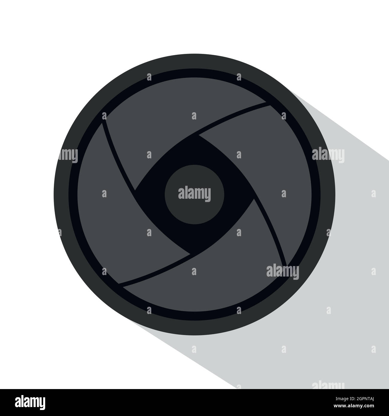 Camera lens icon, flat style Stock Vector Image & Art - Alamy