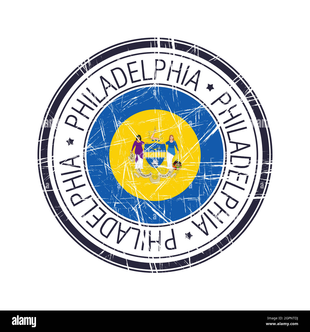 Vintage philadelphia Stock Vector Images - Alamy