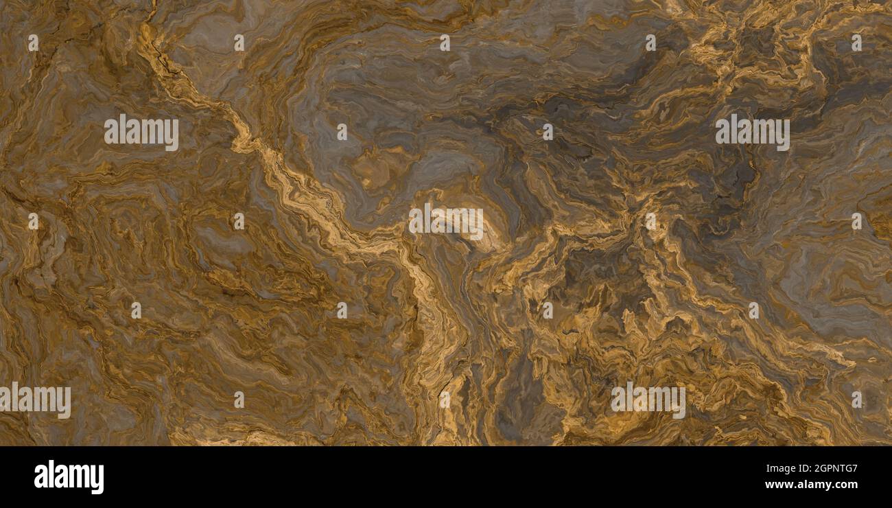 Golden marble pattern. Abstract texture and background. 2D illustration ...