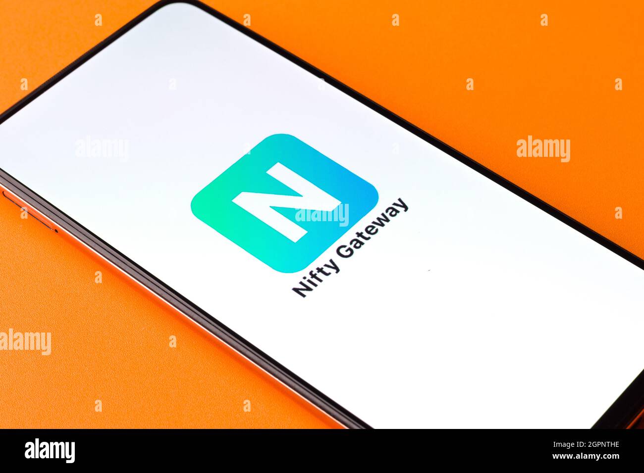 West Bangal, India - September 28, 2021 : Nifty Gateway logo on phone ...