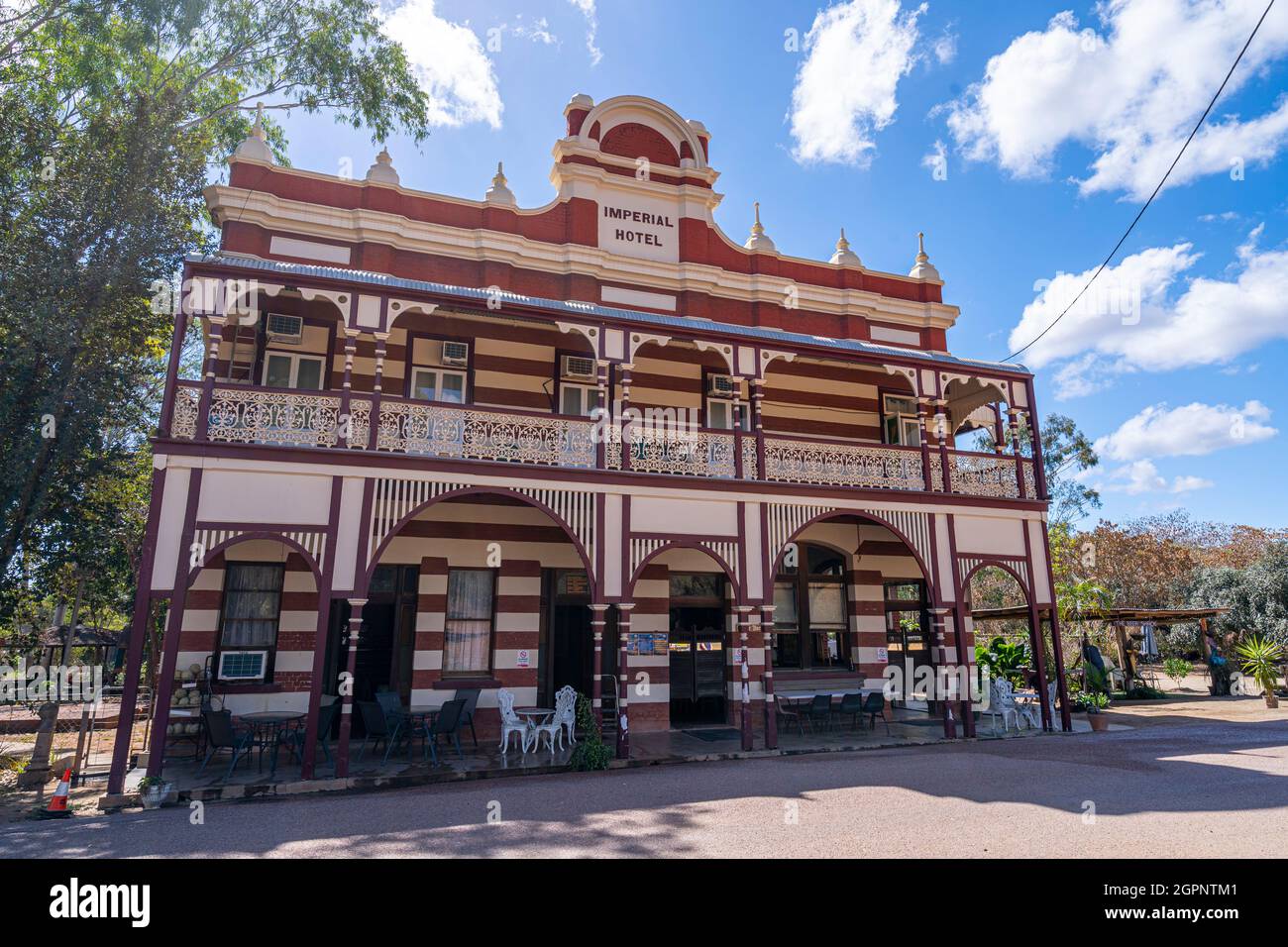 Exterior of Imperial Hotel, Ravenswood, North Queensland, Australia ...