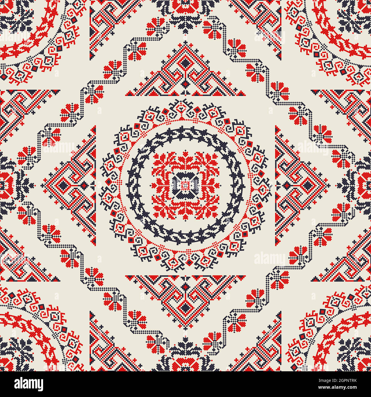 Romanian traditional pattern 170 Stock Vector Image & Art - Alamy