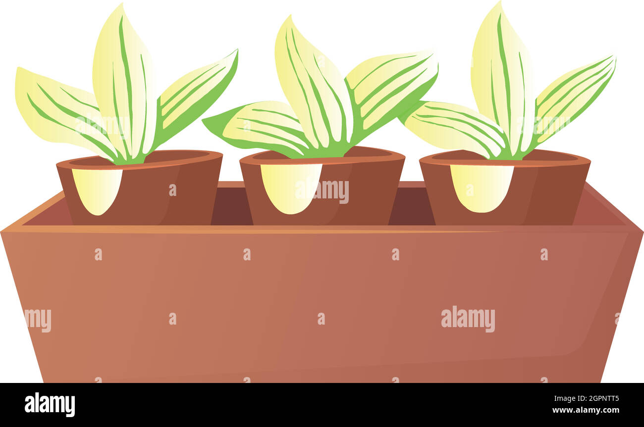 Spring plants isolated Stock Vector Images - Alamy