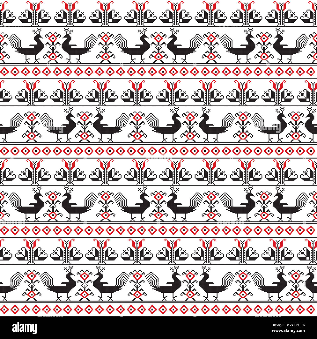 Romanian traditional pattern Stock Vector Image & Art - Alamy