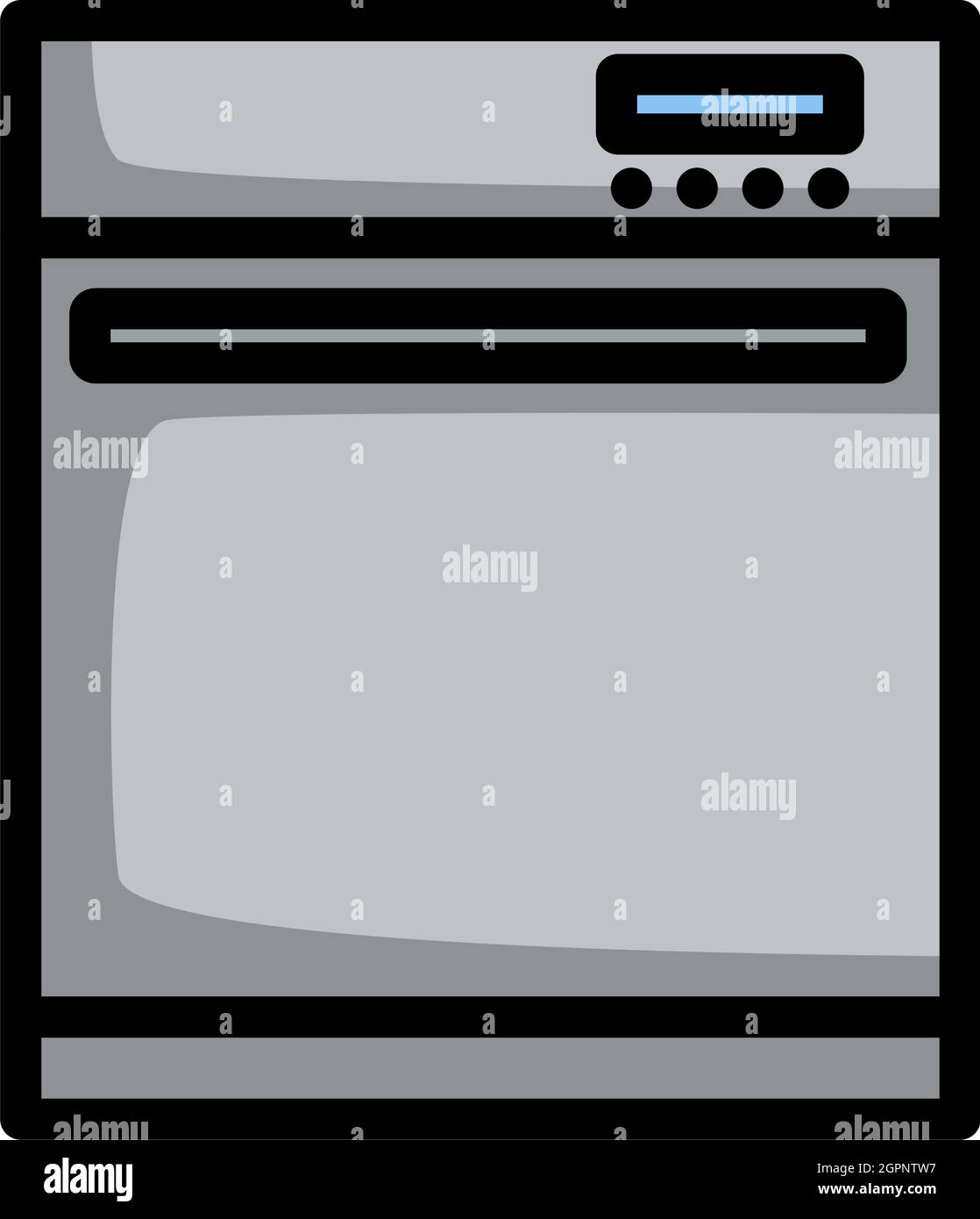 Kitchen Dishwasher Machine Icon Stock Vector Image & Art - Alamy