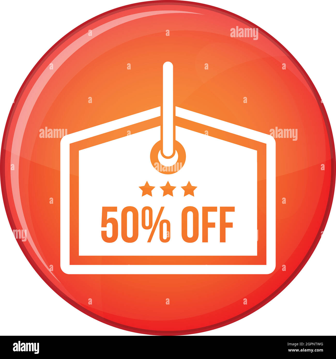 Percent tag sale icon Stock Vector Images - Alamy