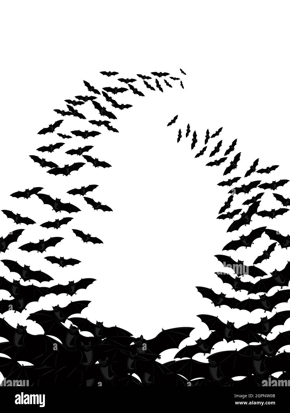 Bat bats flying Black and White Stock Photos & Images - Alamy