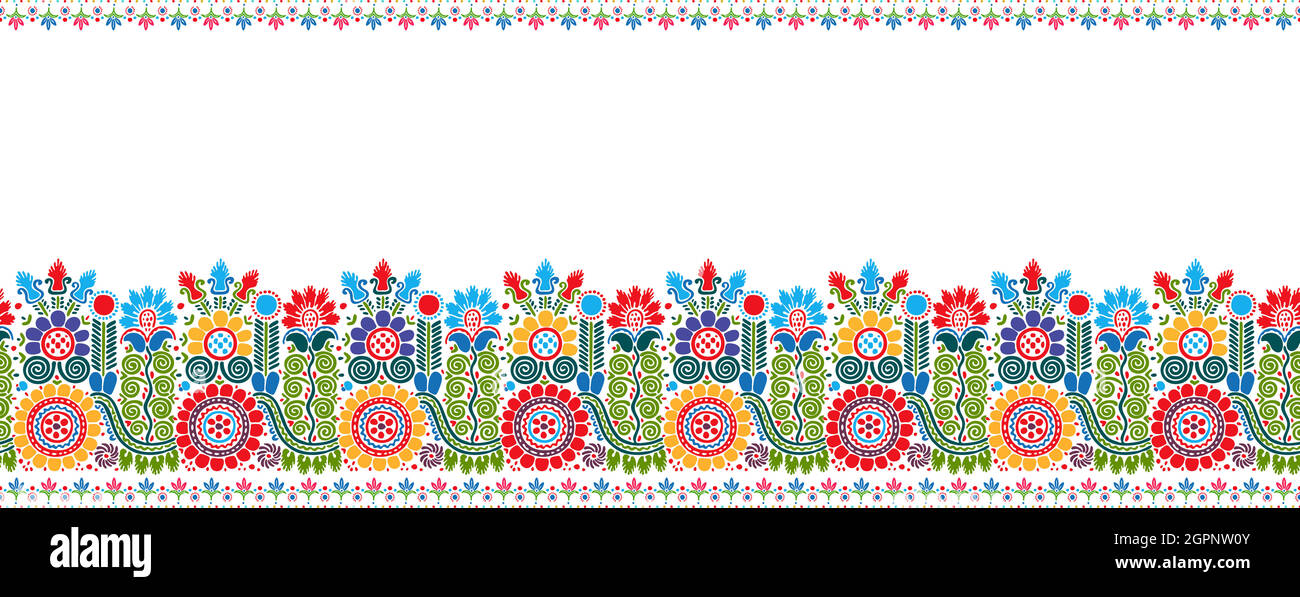 Hungarian border pattern Stock Vector Image & Art - Alamy