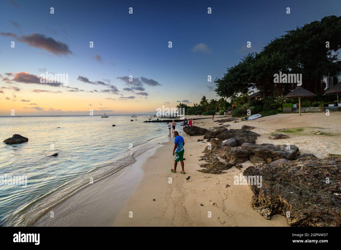 Beaches of mauritius hi-res stock photography and images - Alamy