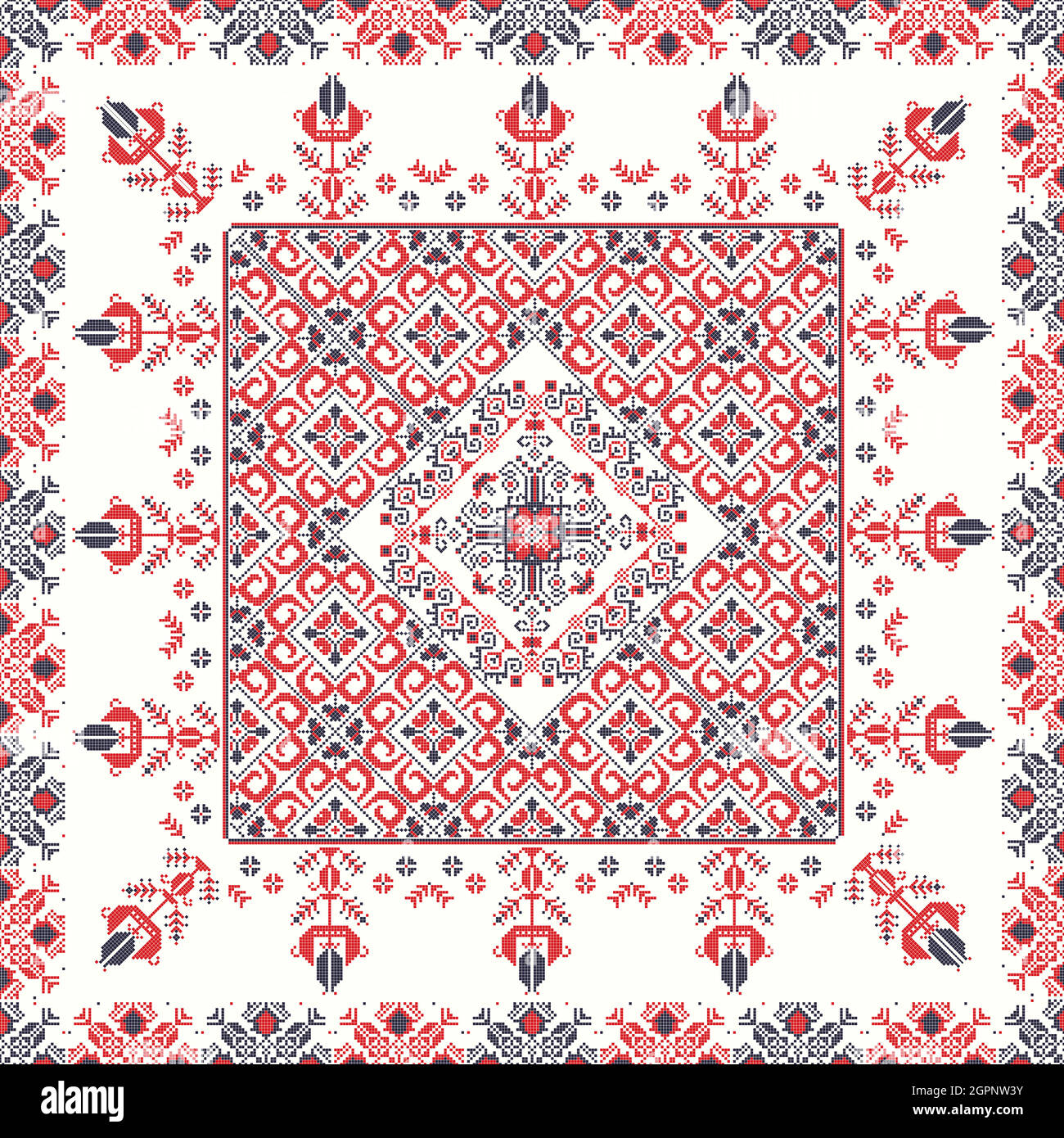 Romanian traditional pattern 97 Stock Vector Image & Art - Alamy